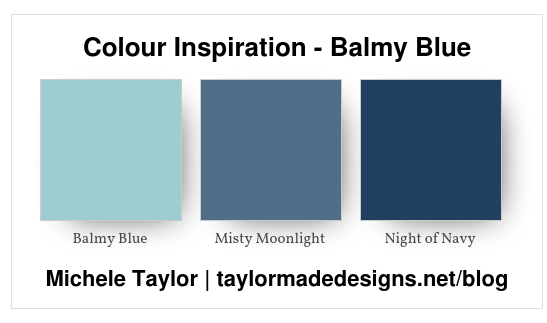 AWHT Colour Creations Showcase - Balmy Blue - Taylor Made Designs