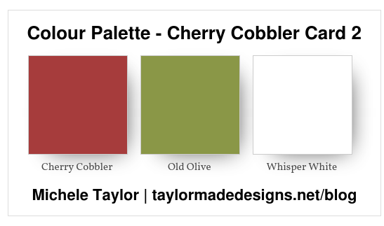 AWHT Colour Creations Showcase - Cherry Cobbler - Taylor Made Designs